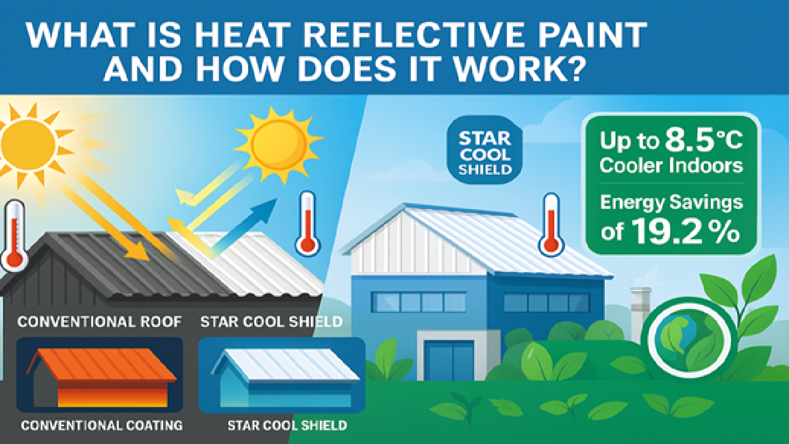 What Is Heat Reflective Paint and How Does It Work? – StarShield- Smart ...