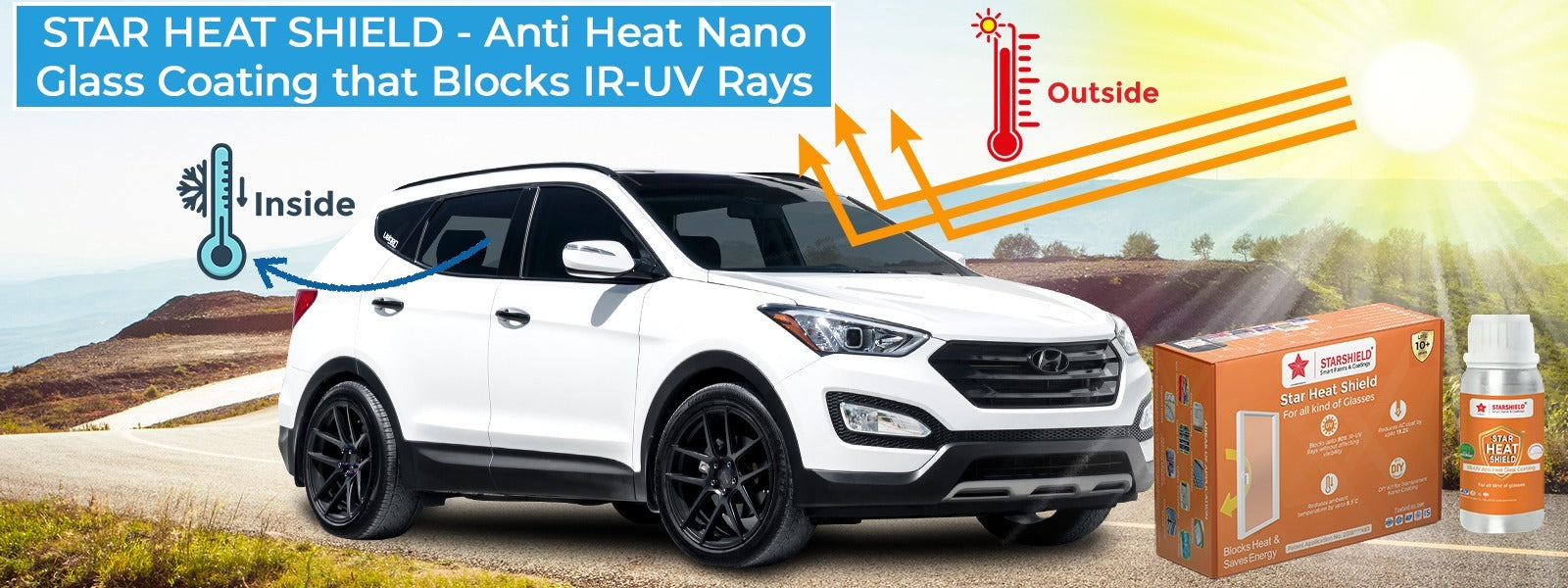 Heat Reflective Glass Coating for Car | StarShield – StarShield- Smart ...